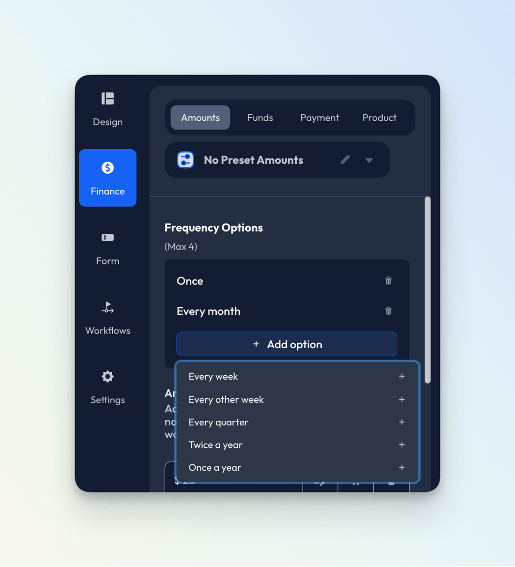 Donation Page Builder